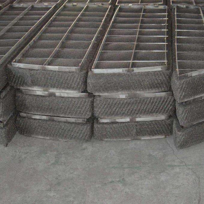 Round York 431 Mesh Pad Demister For Distillation Column